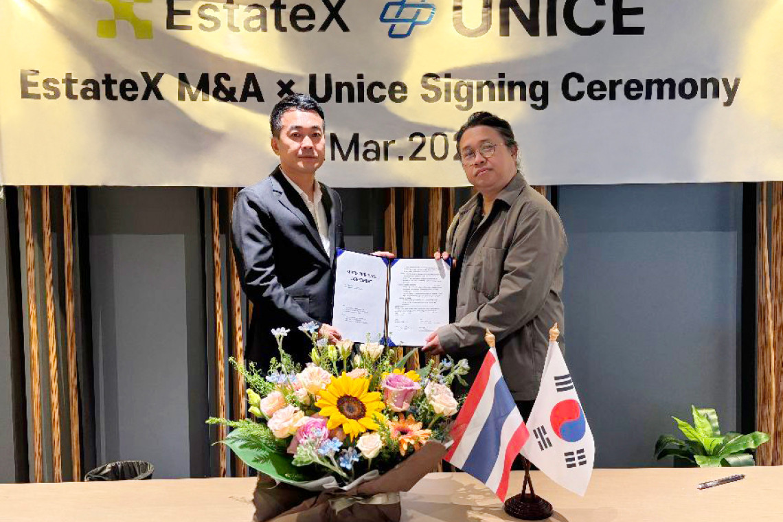 EstateX ควบรวม UNICE ผนึกกำลัง AI เมสเซนเจอร์กับอสังหาฯ ริมเจ้าพระยา - สยามรัฐ