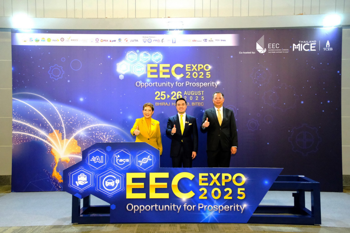 “ทีเส็บ”จับมือ“สกพอ.”พร้อมพันธมิตร เปิดงาน EEC EXPO 2025 ขับเคลื่อนเศรษฐกิจไทย สู่ศูนย์กลางลงทุน ...