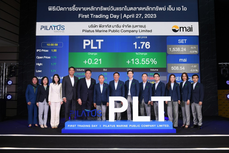 SET - mai ร่วมพิธีเปิดการซื้อขายหุ้น “PLT” - สยามรัฐ